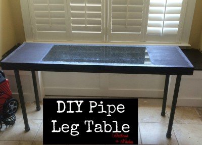 DIY Pipe Leg Table: Step by step instructions