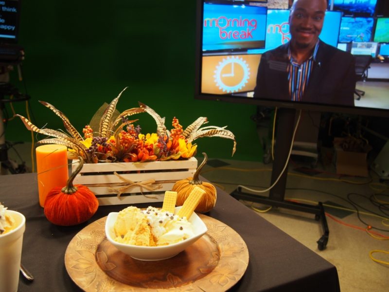 Pumpkin Sundae Pie Ice Cream | Gathered In The Kitchen