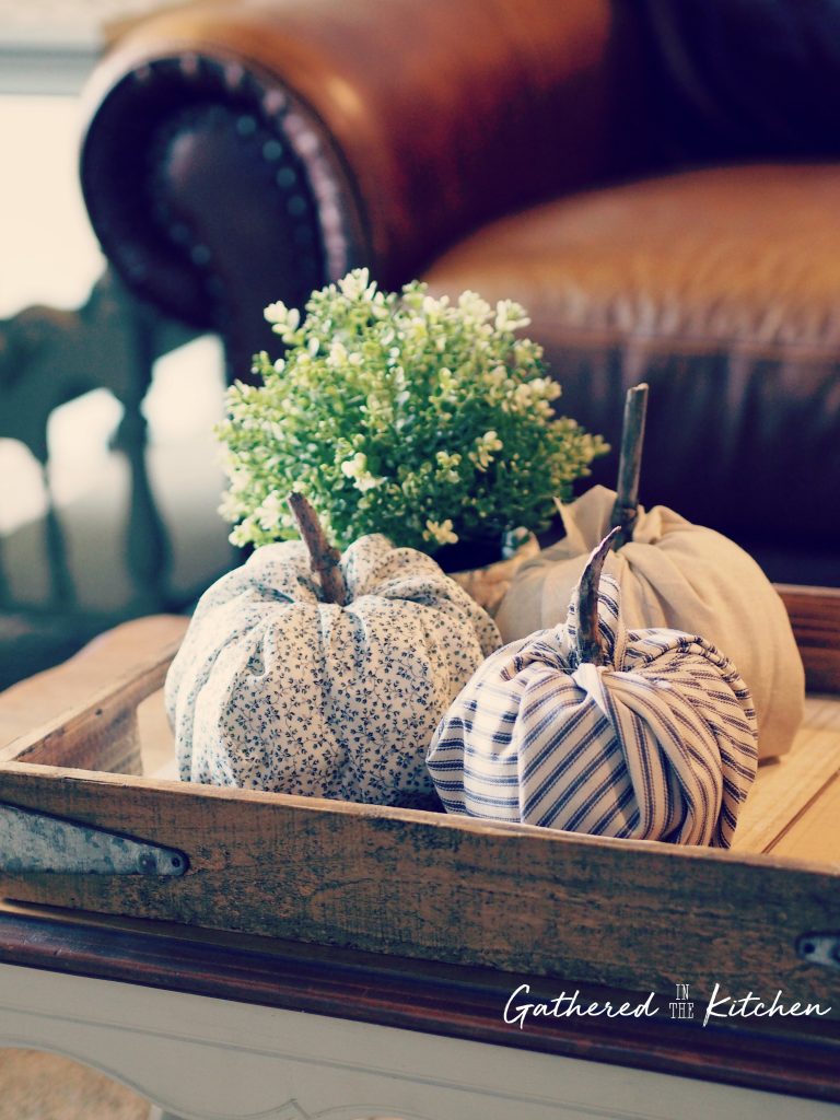 DIY Fabric Pumpkins | Farmhouse Style | Gathered In The Kitchen