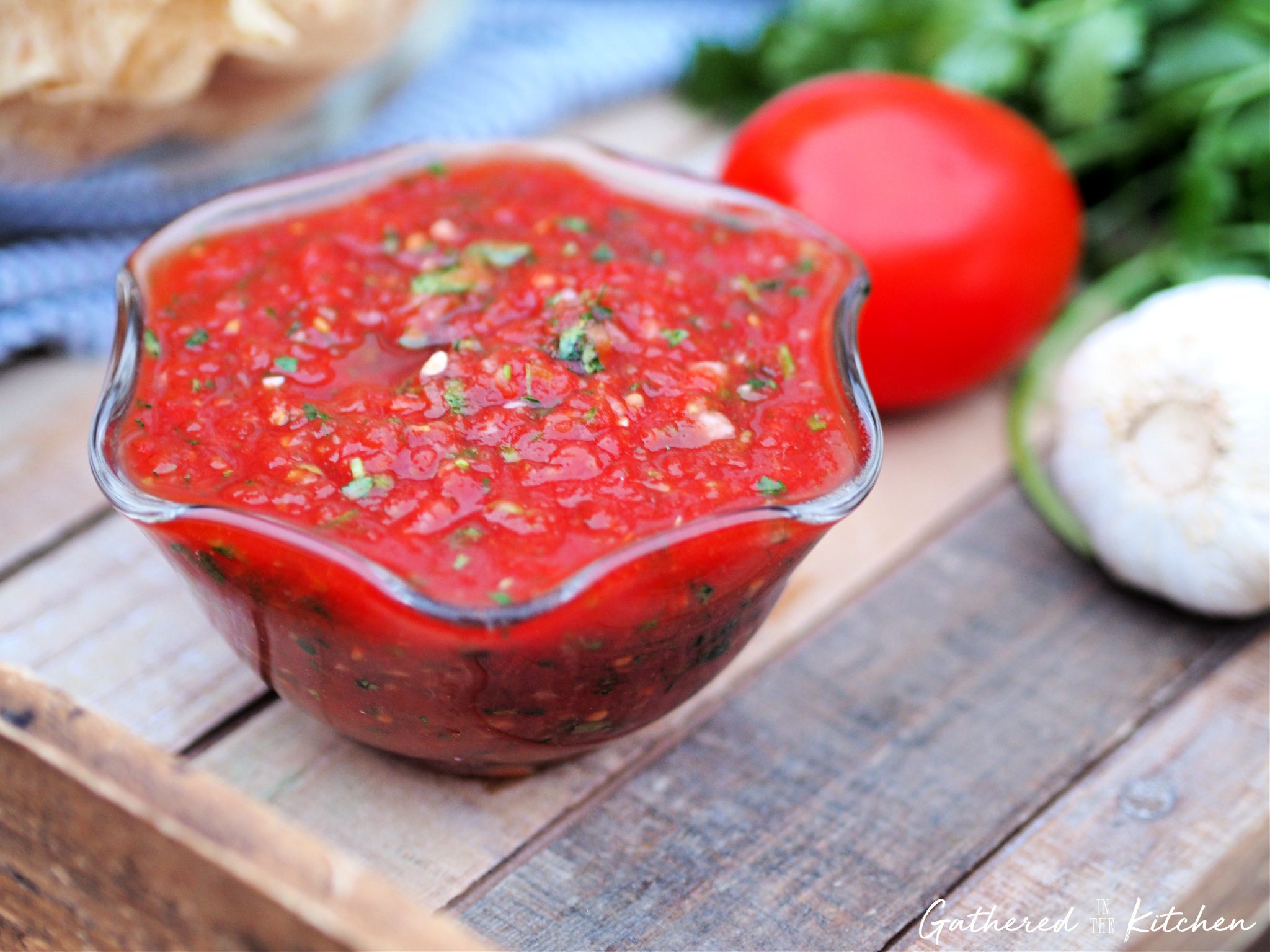 Restaurant-Style Salsa | Gathered In The Kitchen