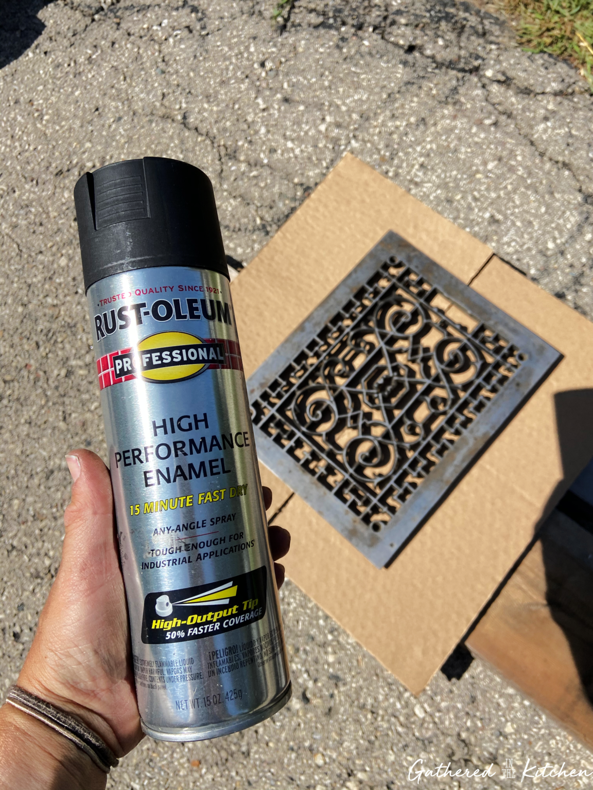 How To Paint & Refinish HVAC Vent Grate Covers | Gathered In The Kitchen