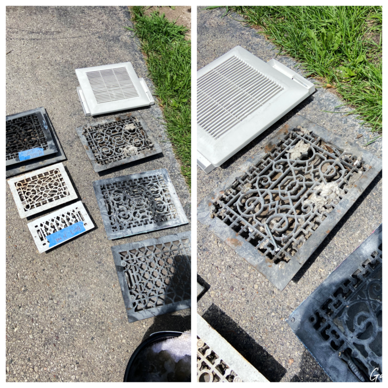 How To Paint & Refinish HVAC Vent Grate Covers | Gathered In The Kitchen