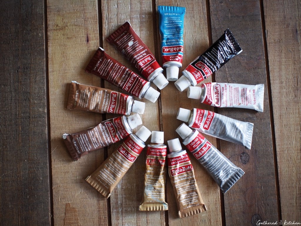 Rub 'n Buff Colors & What They Look Like | Gathered In The Kitchen