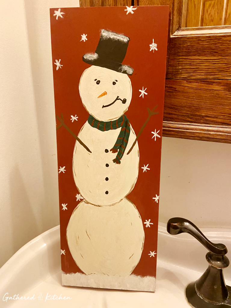 How To Paint A Snowman with Dixie Belle Chalk Paint | Gathered In The ...