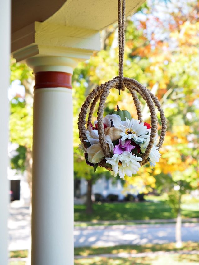 How To Make A 3D Wreath For Spring | Gathered In The Kitchen