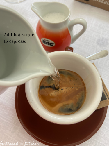 How To Make An Americano Coffee in Italy | Gathered In The Kitchen