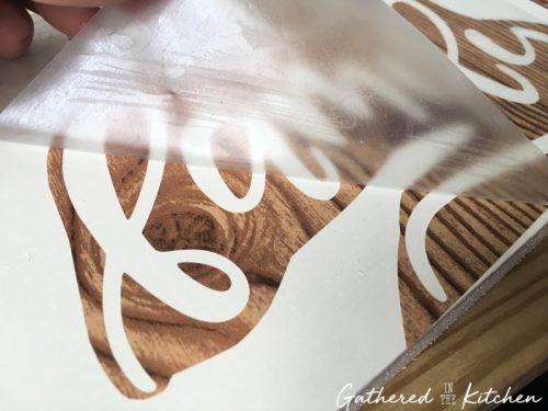 How To Paint Wood Signs with Vinyl Stencils | Step-by-Step with ...