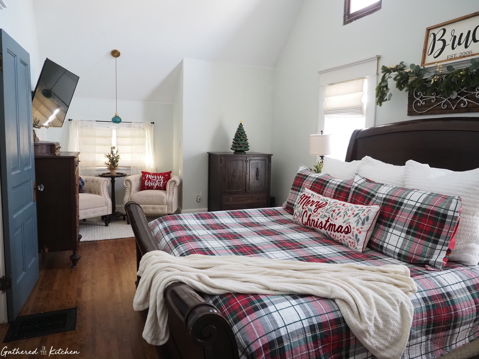 Our Primary Bedroom Christmas Room Tour | Gathered In The Kitchen