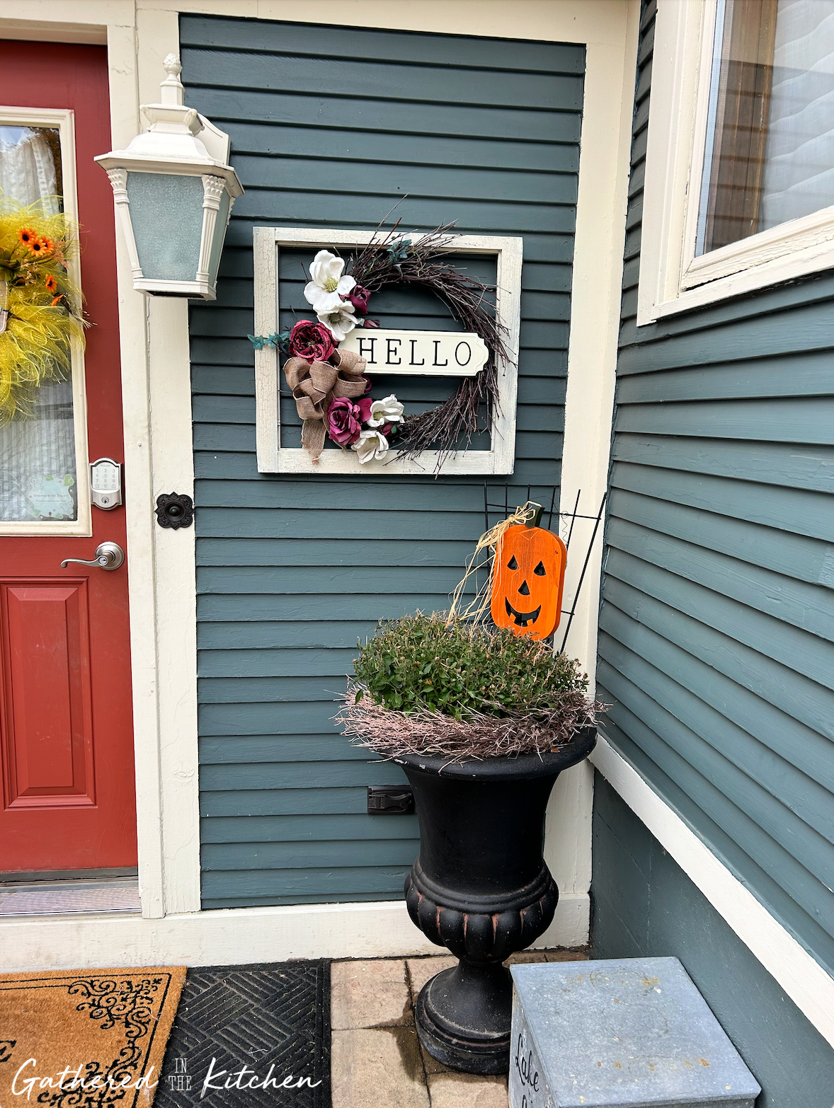 How To Make A Window Look Old with Crackle Paint | Gathered In The Kitchen