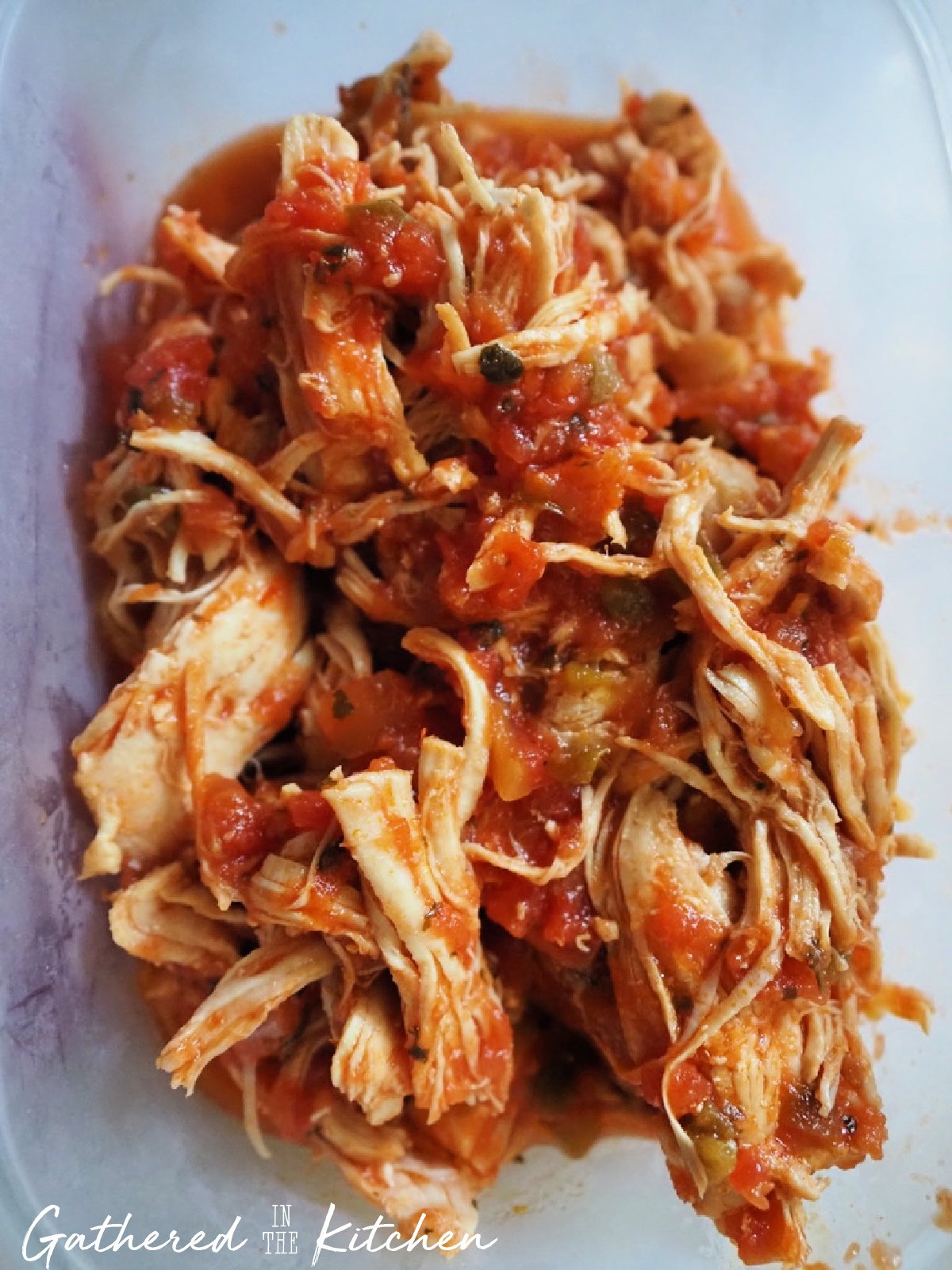 3 Ingredient Shredded Salsa Chicken Tacos | Gathered In The Kitchen