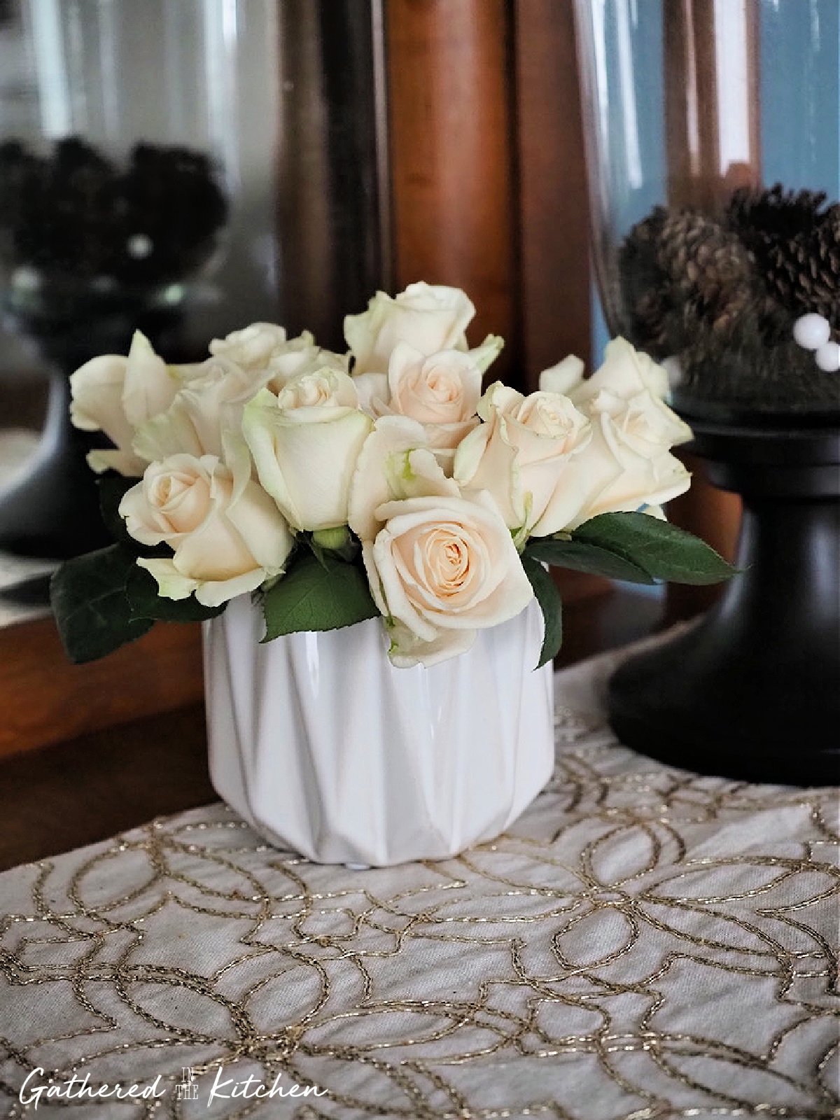 How to Arrange Grocery Store Roses in a Vase | DIY Hack | Gathered In ...