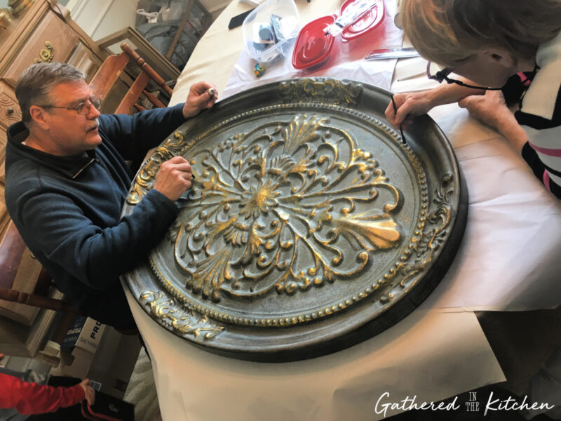How to Transform a Metal Wall Plaque with Rub ‘n Buff – Easy DIY ...