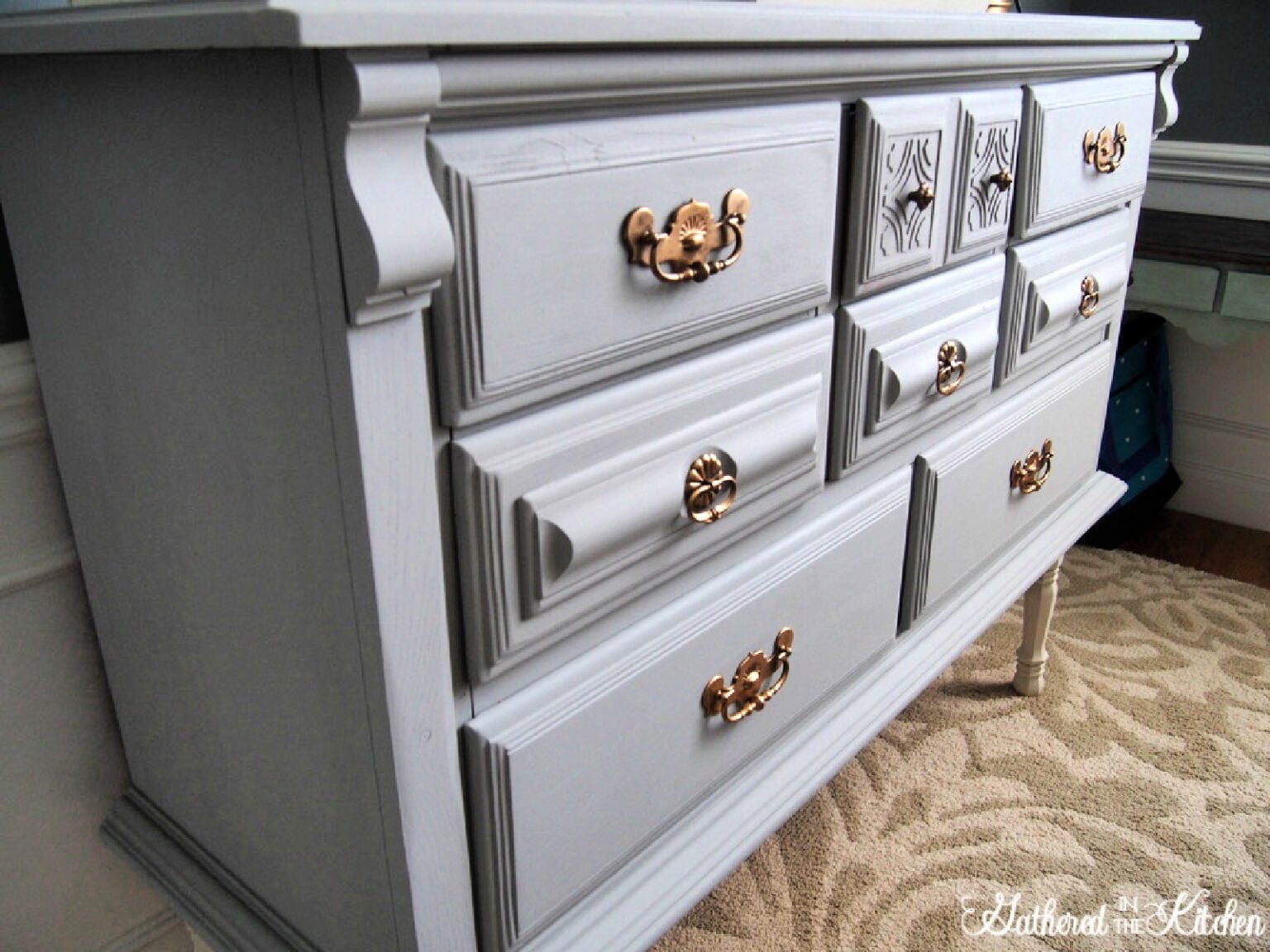 How to Apply Rub ‘n Buff to Dresser Hardware and Handles | Gathered In ...