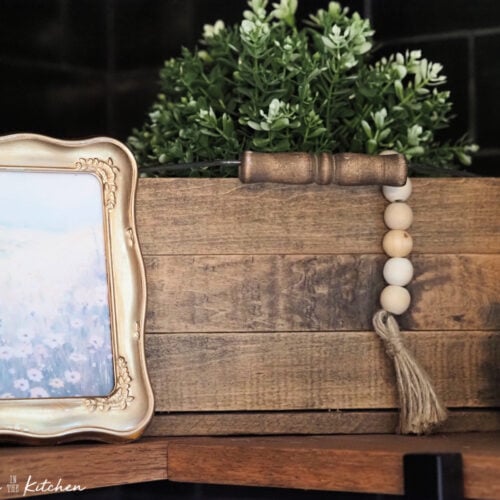 How To Update a Shiny Gold Frame with Rub ‘n Buff | Gathered In The Kitchen