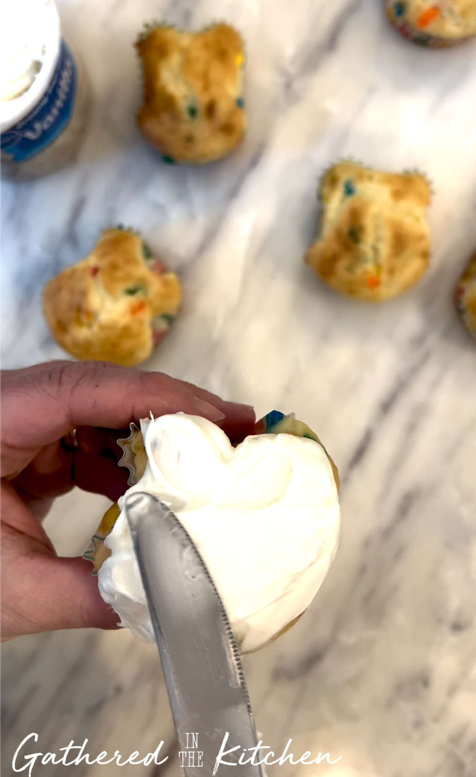 Easy Easter Bunny Ear Cupcakes Using Marshmallows | Gathered In The Kitchen