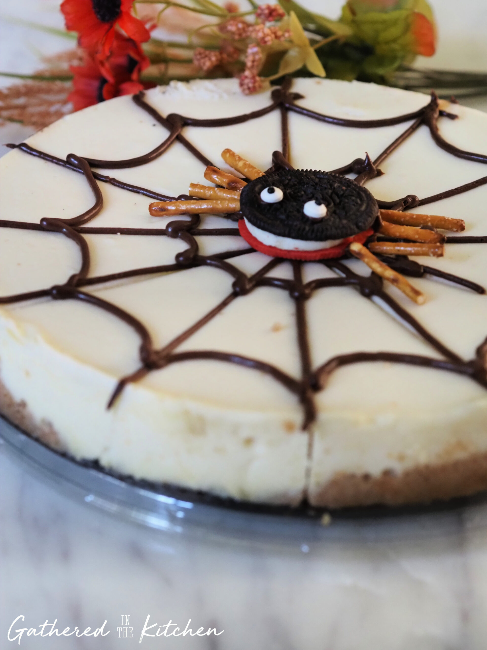 Spiderweb Cheesecake – How to Decorate a Store-Bought Cheesecake for ...