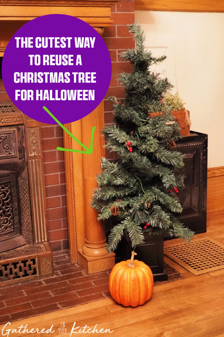 DIY Ghost Christmas Tree | How To Turn An Artificial Tree Into A ...