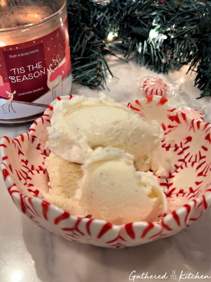DIY Peppermint Candy Bowls | Gathered In The Kitchen
