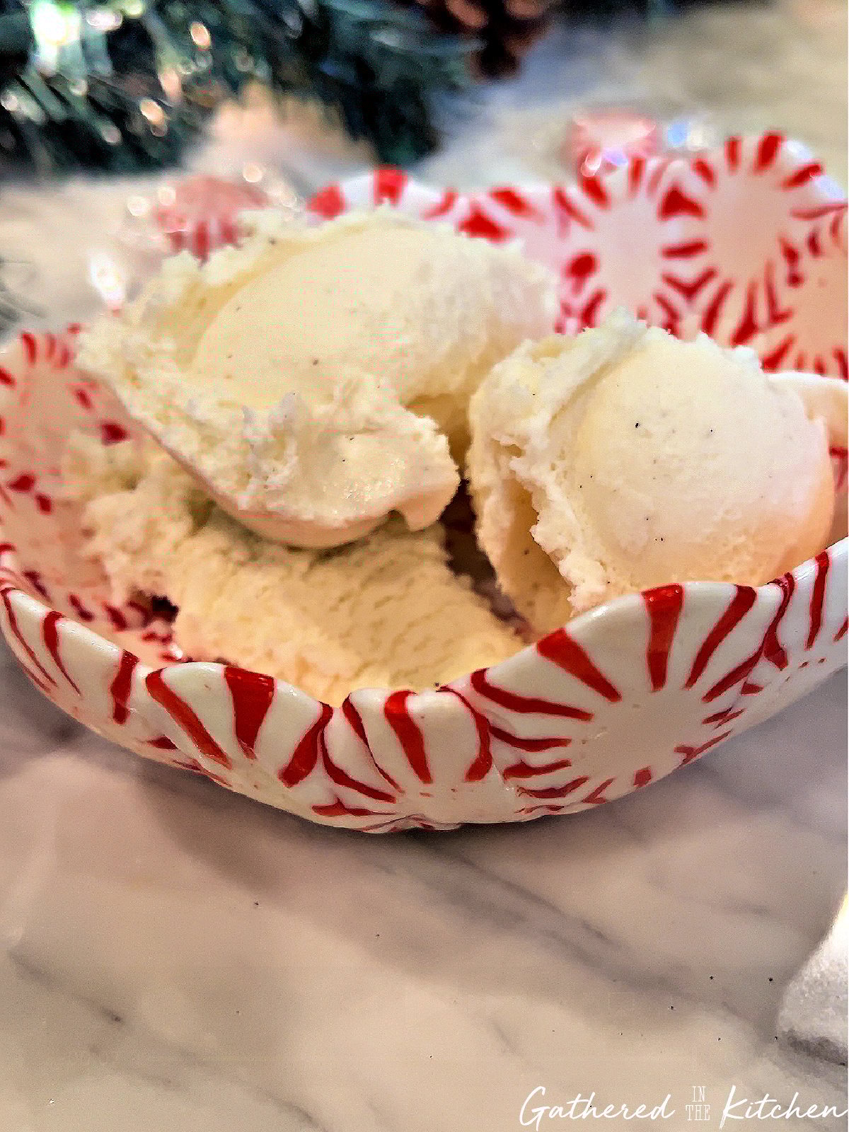 DIY Peppermint Candy Bowls | Gathered In The Kitchen