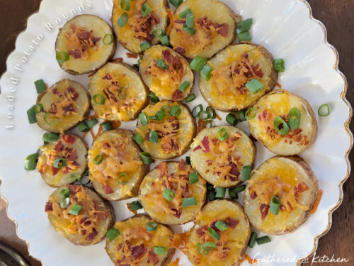 Loaded Baked Potato Slices | Gathered In The Kitchen