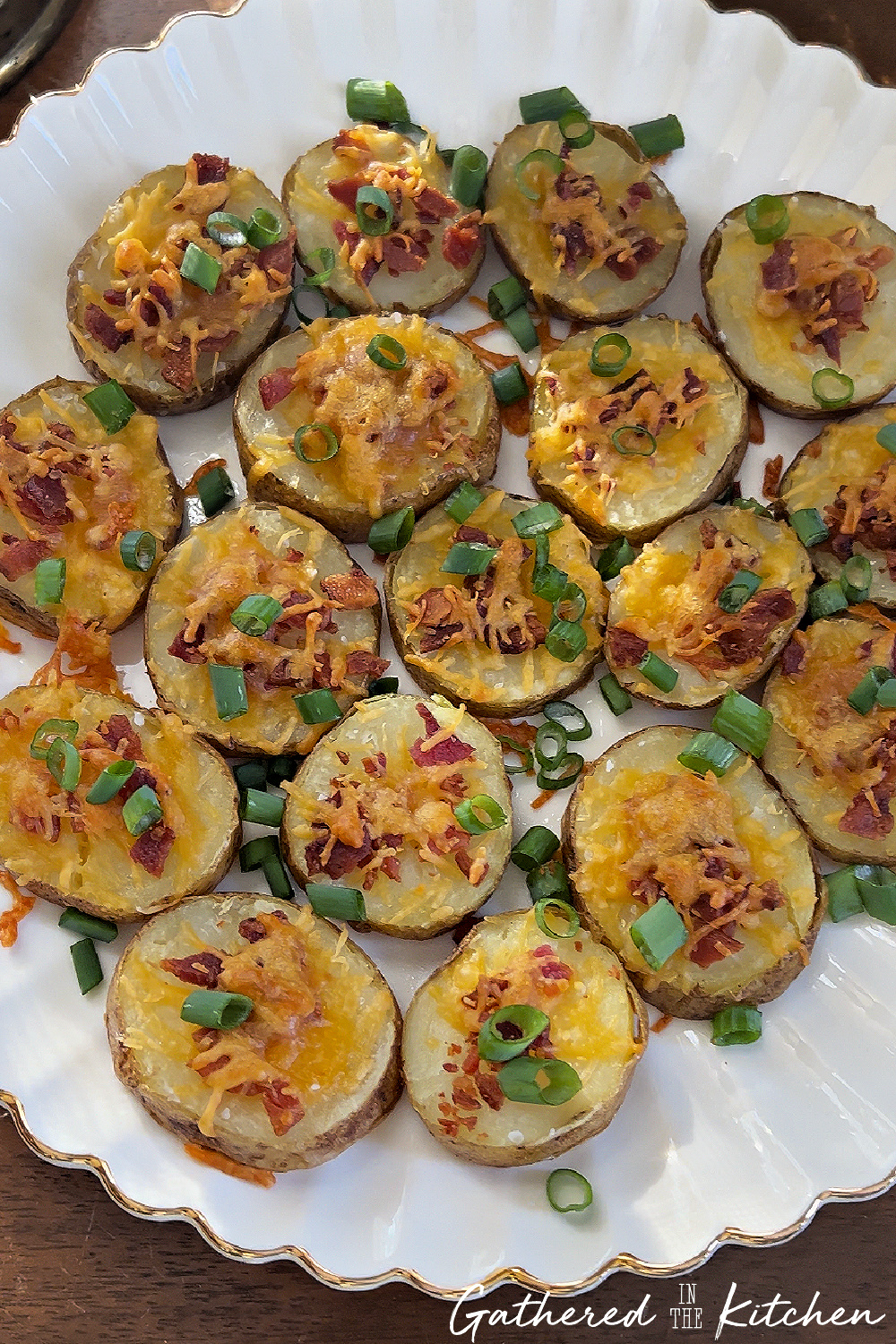Loaded Baked Potato Slices | Gathered In The Kitchen